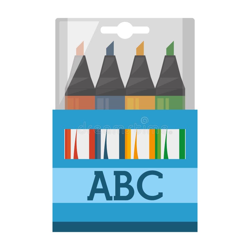 Marker box isolated icon stock vector. Illustration of business - 79825754