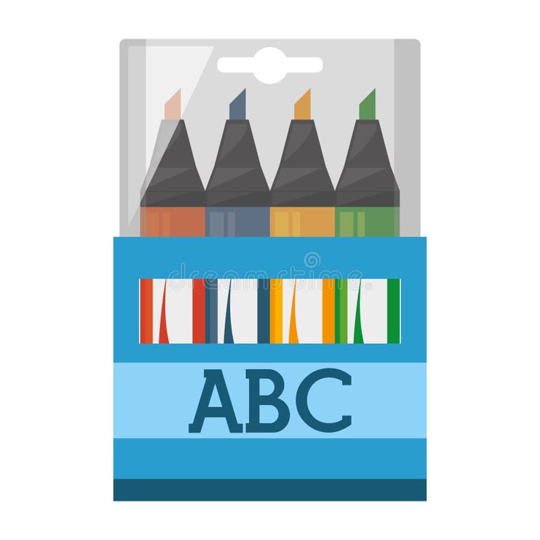 Marker box isolated icon stock vector. Illustration of business - 79825754