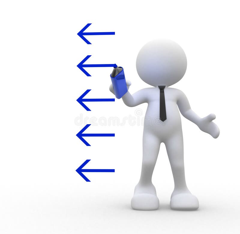 Marker stock illustration. Illustration of people, label - 64659873