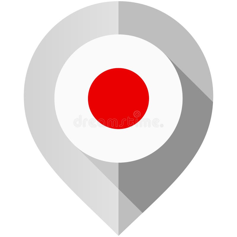 Marker with flag for map stock vector. Illustration of international ...