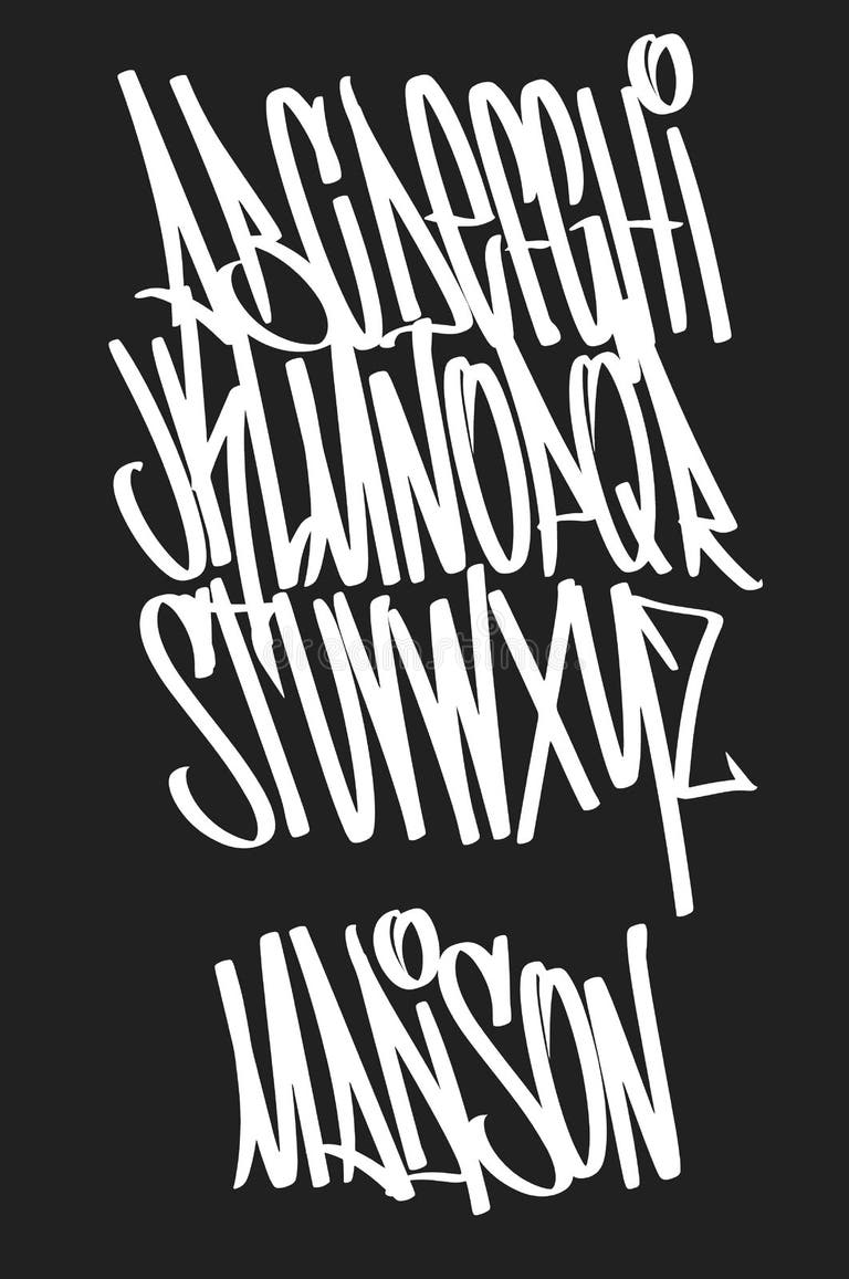 Graffiti Typography Stock Illustrations – 34,701 Graffiti Typography ...