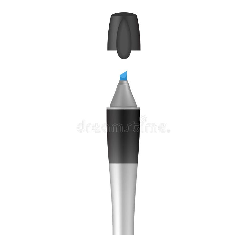 Marker Icon, Realistic Style Stock Vector - Illustration of realistic ...