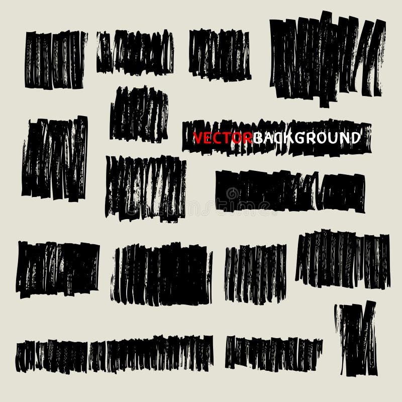 Marker Paint Texture Background Set Stock Vector - Illustration of ...