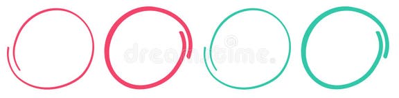 Marker Pen Highlight Encircle Circled Thin Tick Icon Vector Graphic ...