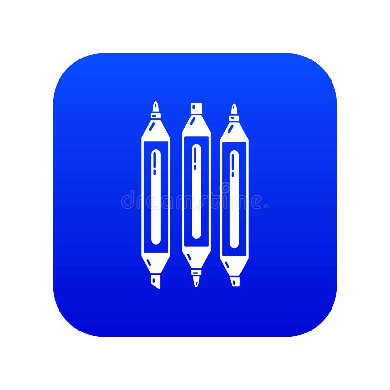 Marker Pen Icon, Simple Black Style Stock Vector - Illustration of text ...