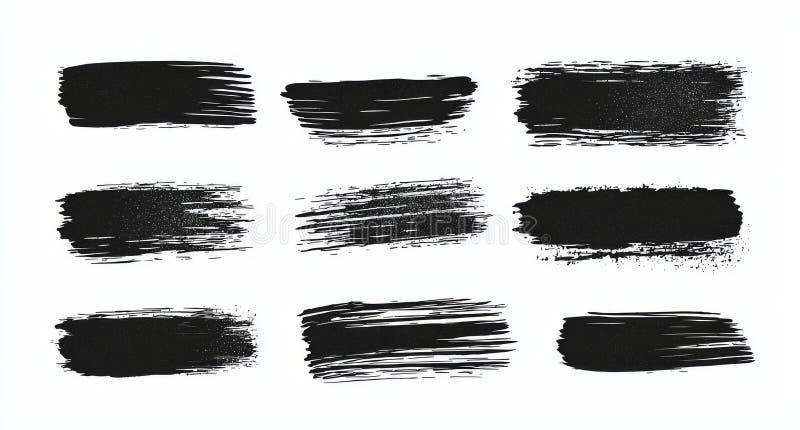 Marker Pen Stroke. Paint with a Highlight Marker Stock Image - Image of ...