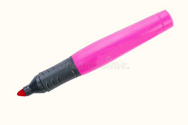 Marker Pink colour stock photo. Image of coloring, object - 83701128