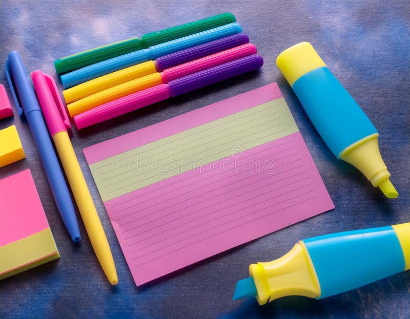 Marker and Writing Tools Featuring Elements Like Pens, Highlighters ...