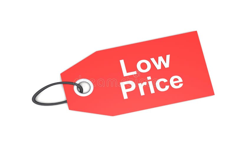 LAAG Prijskaartje stock illustratie. Illustratie bestaande uit laag ...
