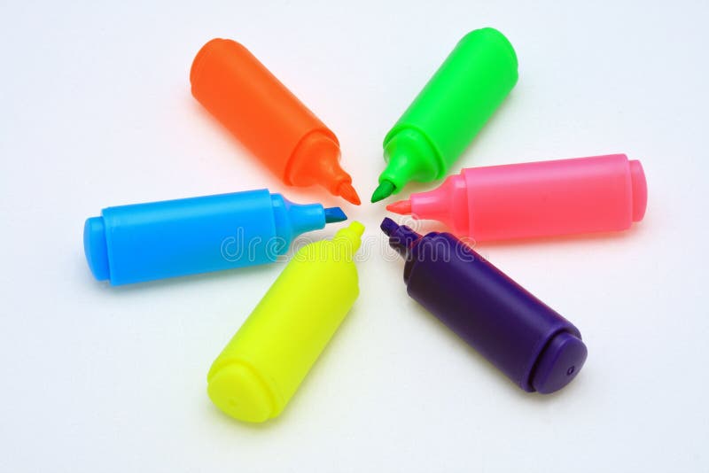 Markers stock photo. Image of design, green, painting - 15704488