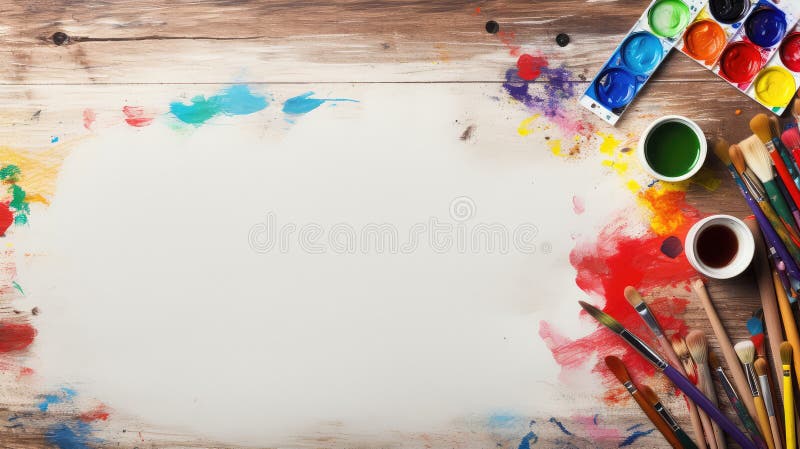 Markers blank table stock illustration. Illustration of innovation ...
