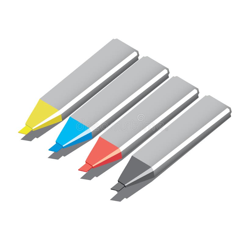 Four Markers Stock Illustrations – 164 Four Markers Stock Illustrations ...