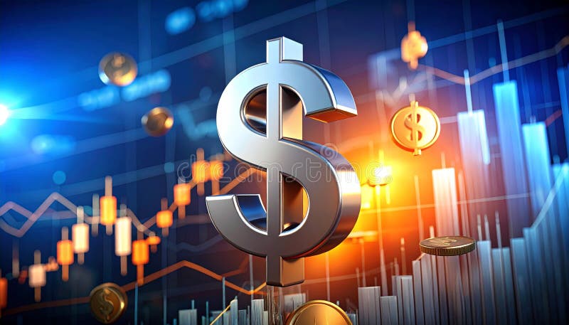 Market Analysis of Financial Growth Trends Global Economy 3d ...