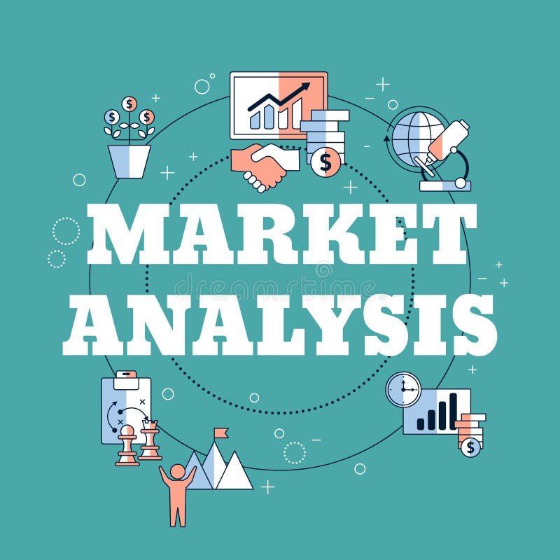 Market Analysis Vector Concept Stock Vector - Illustration of flat ...