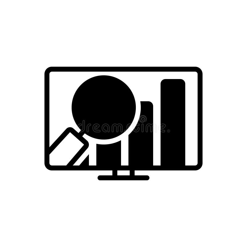 Market review diagram stock illustration. Illustration of problems ...