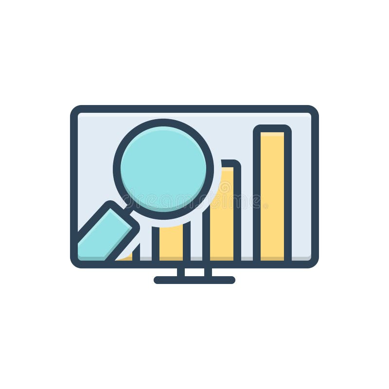 Market review diagram stock illustration. Illustration of problems ...
