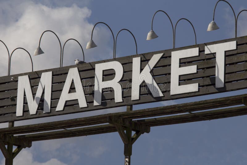Market stock photo. Image of advertising, street, food - 30479862