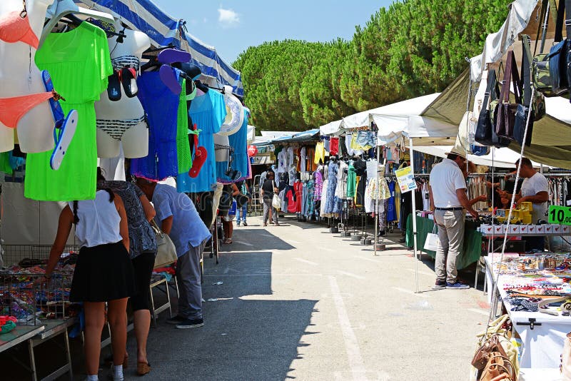 Market editorial stock image. Image of gazebos, ostuni - 58721194