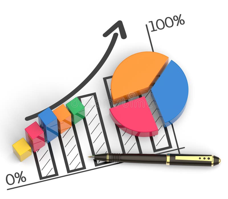 Market chart concept stock illustration. Illustration of diagram - 41171699