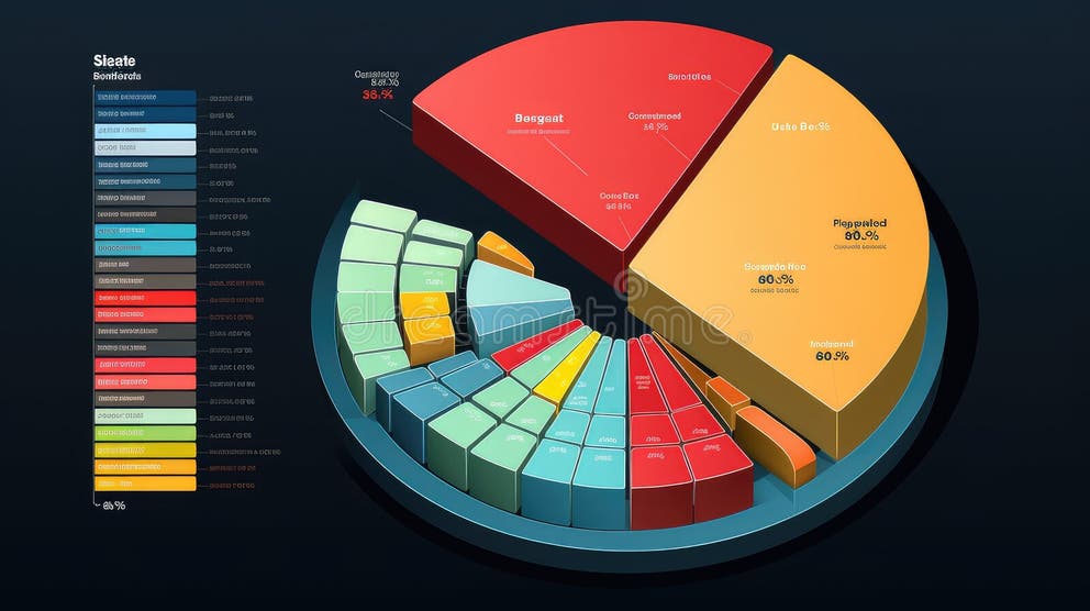 Market chart data stock illustration. Illustration of visualization ...