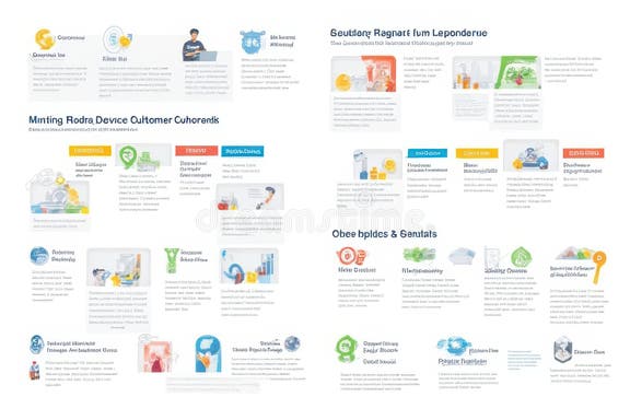 Market and Customer Segmentation Insights Stock Illustration ...