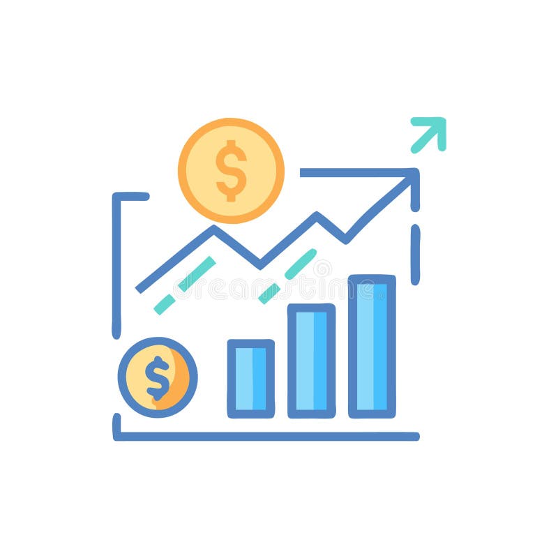 Market Demand Icon for Analysis Stock Illustration - Illustration of ...