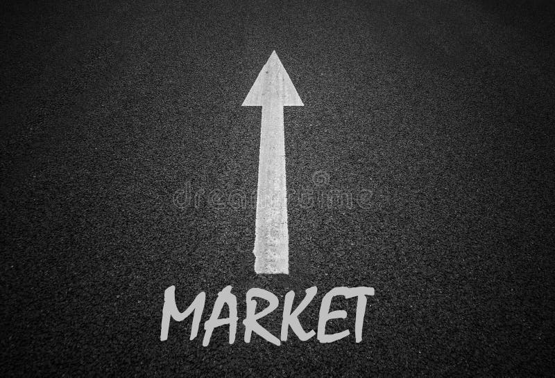 Market Directional arrow. stock image. Image of symbol - 237801617