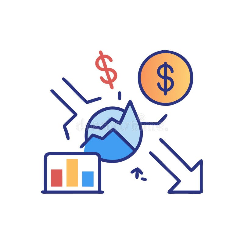Market Disruption Icon for Strategy Evaluation Stock Vector ...