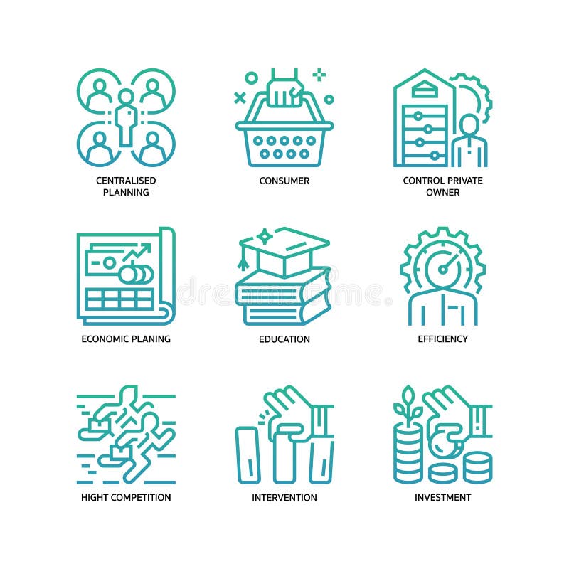 Free Market Economy Symbol