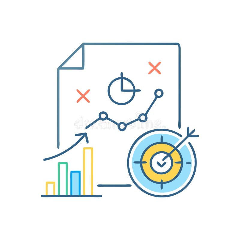 Market Entry Tactics Evaluation Icon for Success Stock Vector ...