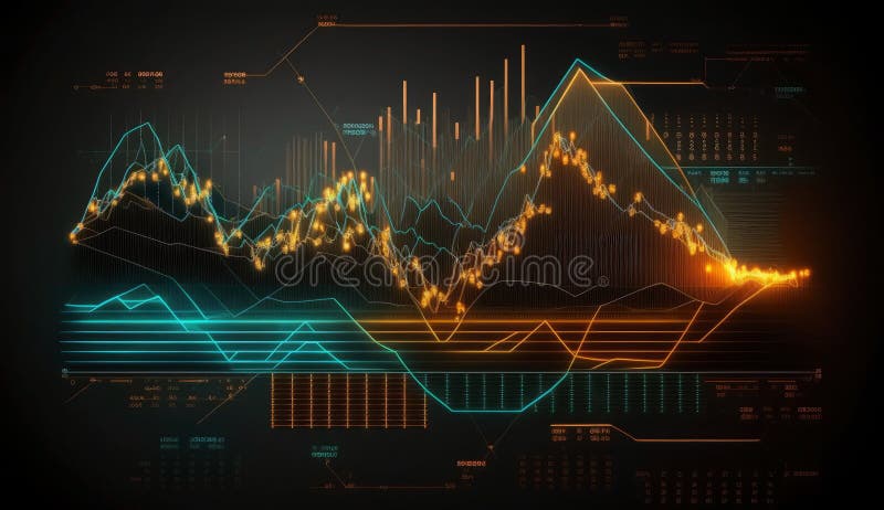 Market Graphs Market Chart Market Graph Stock Illustration ...