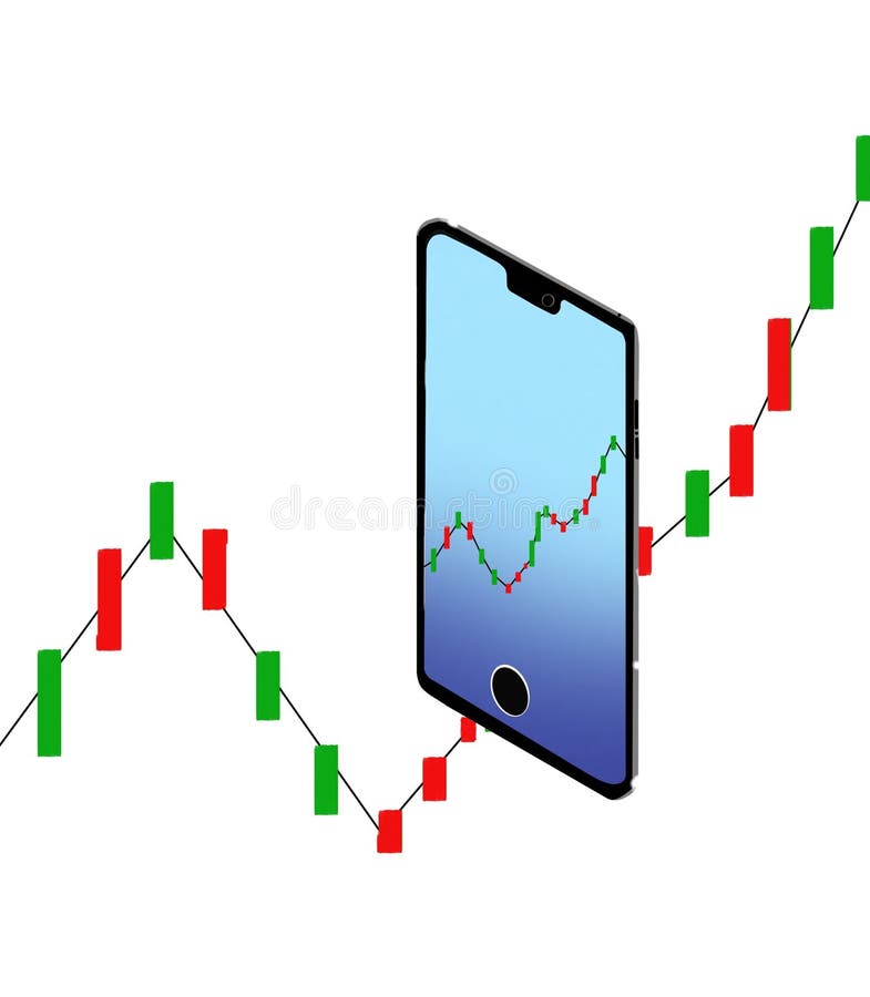 Bitcoin Market Growth Bar, Graph Infographic Chart Illustration ...