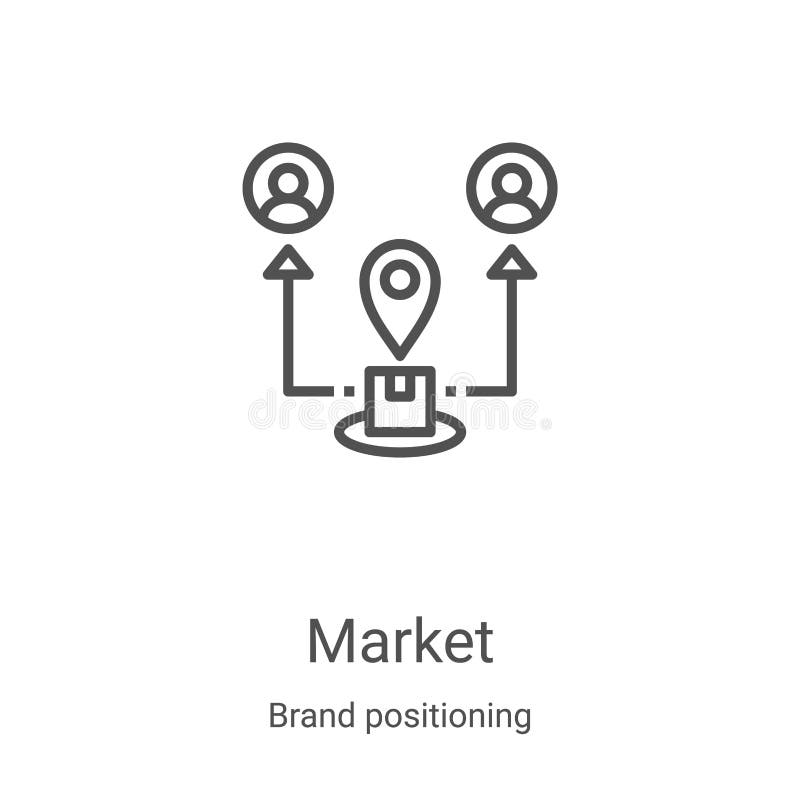 Brand Positioning Icon Vector From Brand Positioning Collection. Thin ...