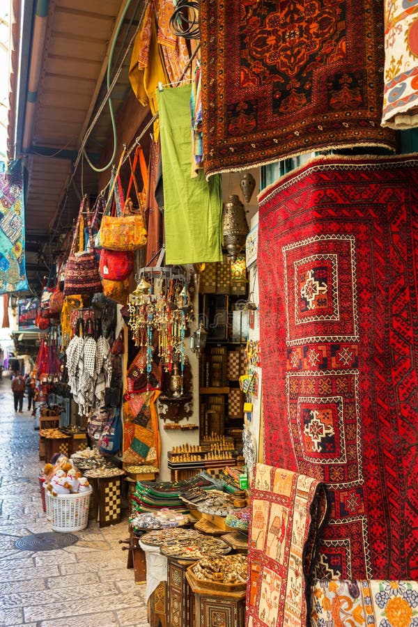 Market in Jerusalem stock photo. Image of bazaar, colored - 17324566