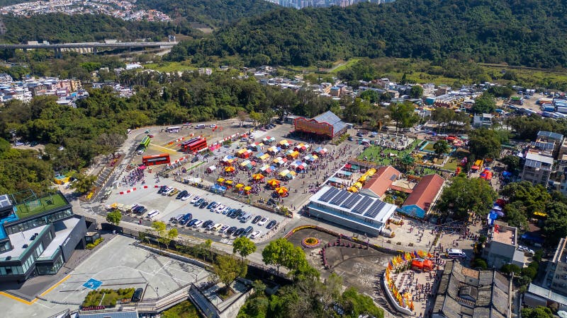 The Market of Lam Tsuen Wishing Tree Tradition Feb 11 2024 Editorial ...