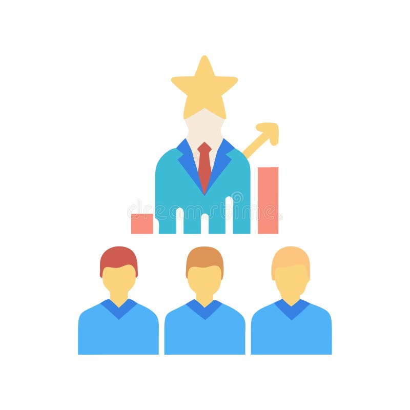 Market Leadership Icon for Competitive Advantage Stock Vector ...