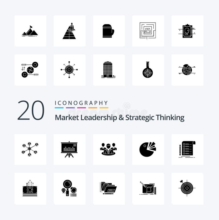 Strategic Thinking Icon Pack Stock Illustrations – 39 Strategic ...