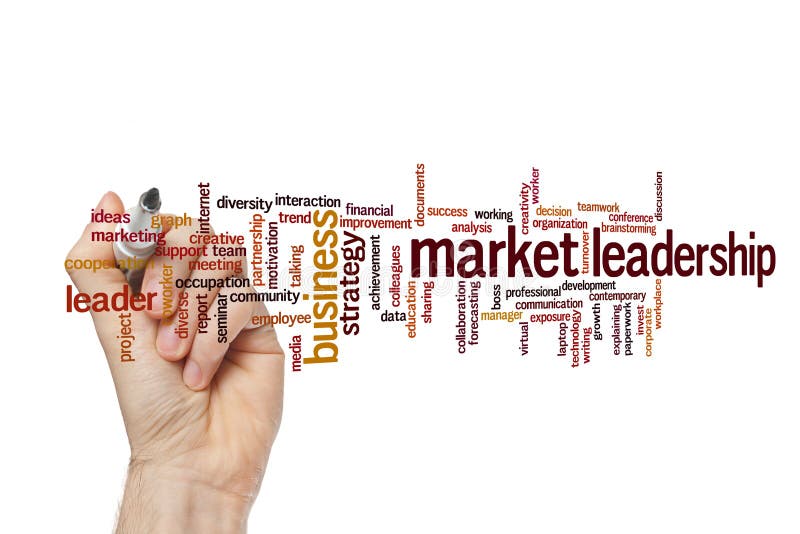 Market Leadership Word Cloud Concept Stock Illustration - Illustration ...