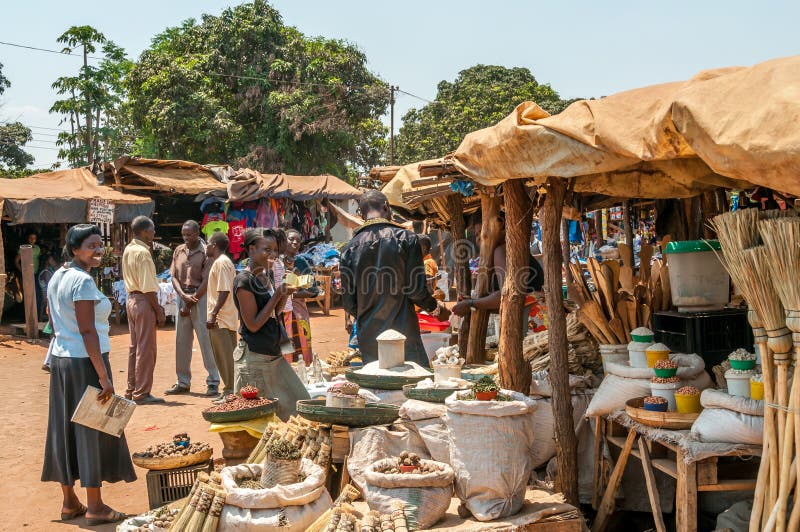 Market in Livingstone editorial image. Image of africa - 33435615