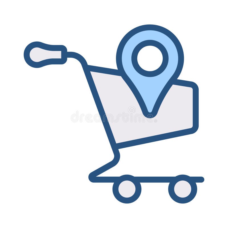Market Location Icon Related Map Location and Navigation Black Icon ...