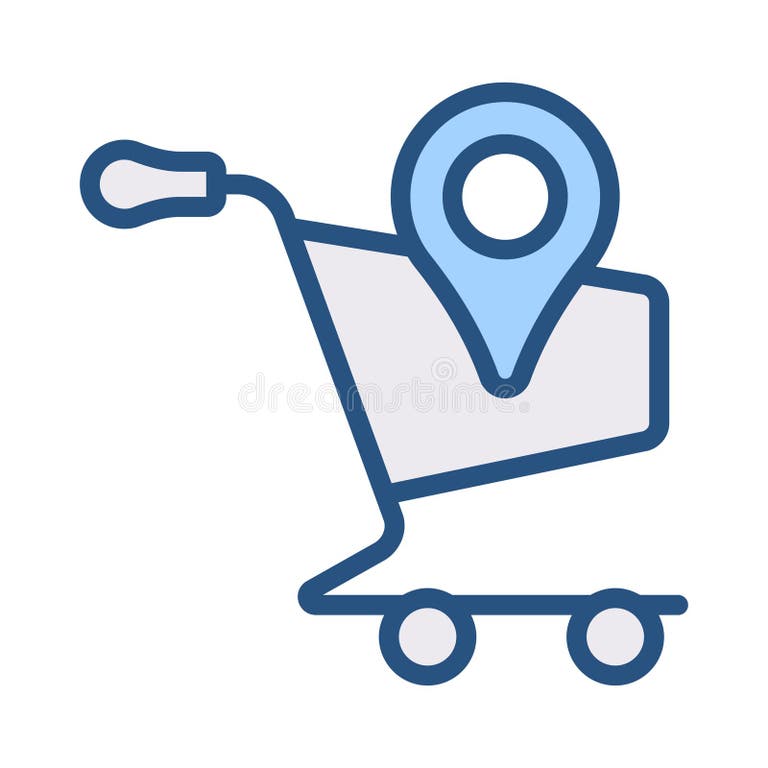 Market location icon stock vector. Illustration of marker - 292067532