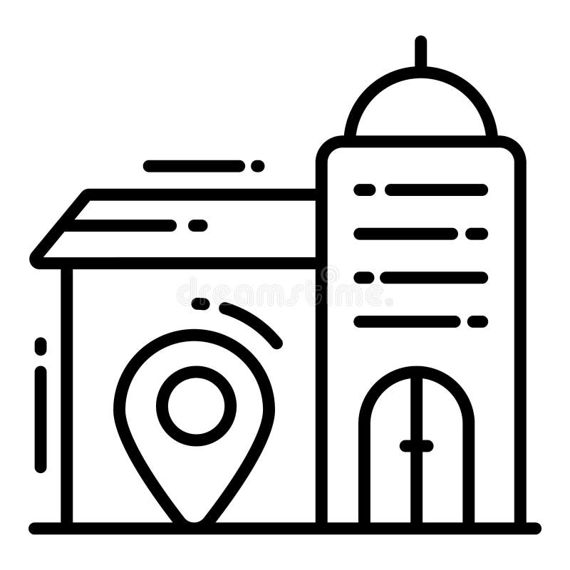 Market Location Icon Related Map Location and Navigation Black Icon ...