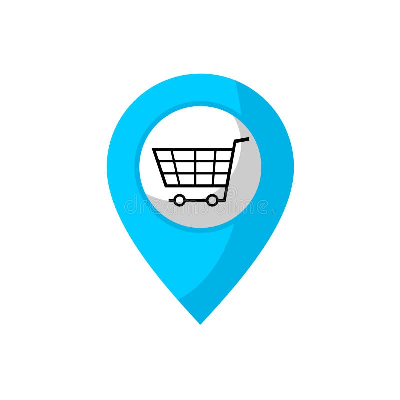 Market Location Point Design Stock Vector - Illustration of pointer ...