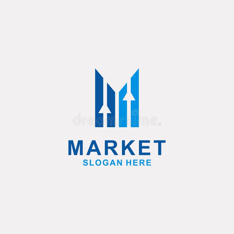 Market logo template stock illustration. Illustration of identity ...
