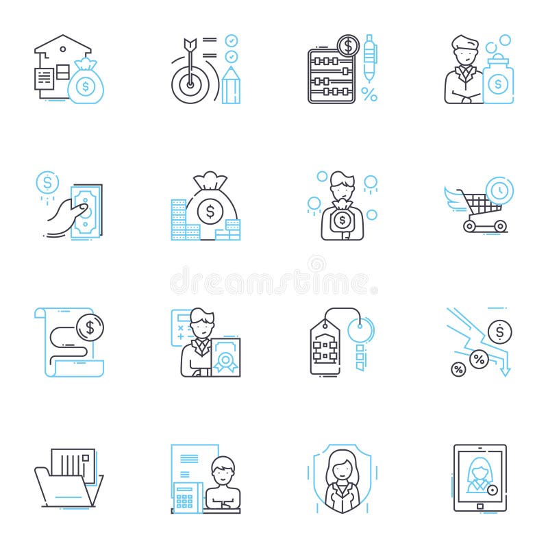Market Management Linear Icons Set. Strategy, Branding, Analytics ... Market Management Linear Icons Set. Strategy, Branding, Analytics ...