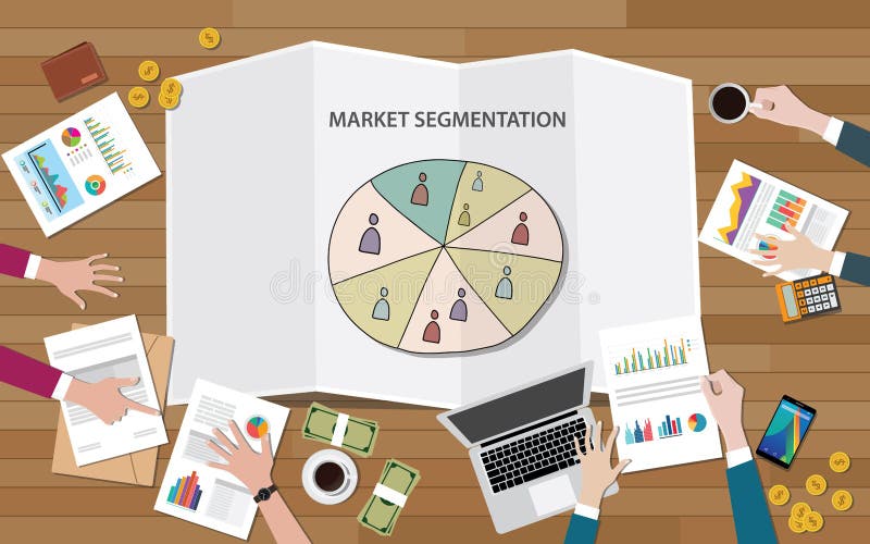 Market Marketing Segmentation with People Group on Segment Circle Team ...