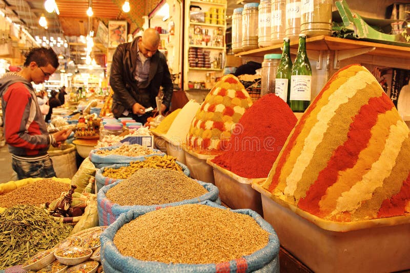 Market in Morocco editorial image. Image of marrakesh - 52670830