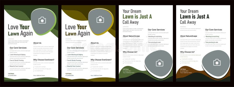 Professional Landscaping Flyer Design for Outdoor Services, Lawn Care ...