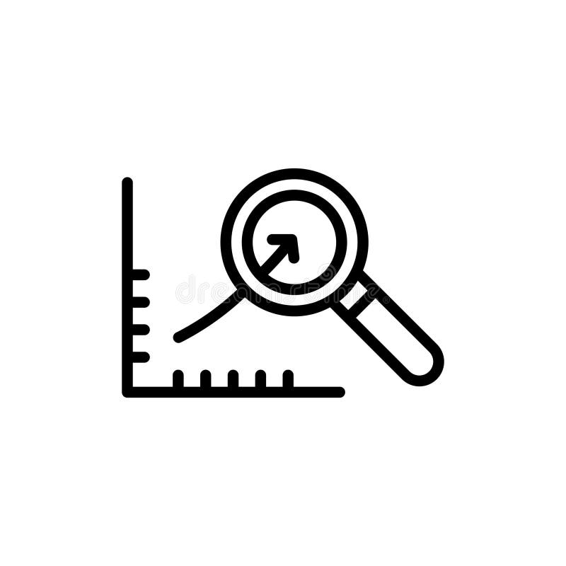 Market Prediction Icon Set. Graph Statistics Forecast Vector Symbol in ...
