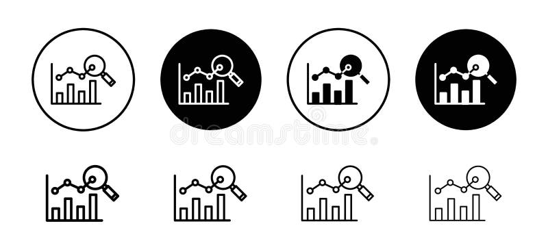 Market Prediction Icon Vector Set Collection for Web Stock Vector ...